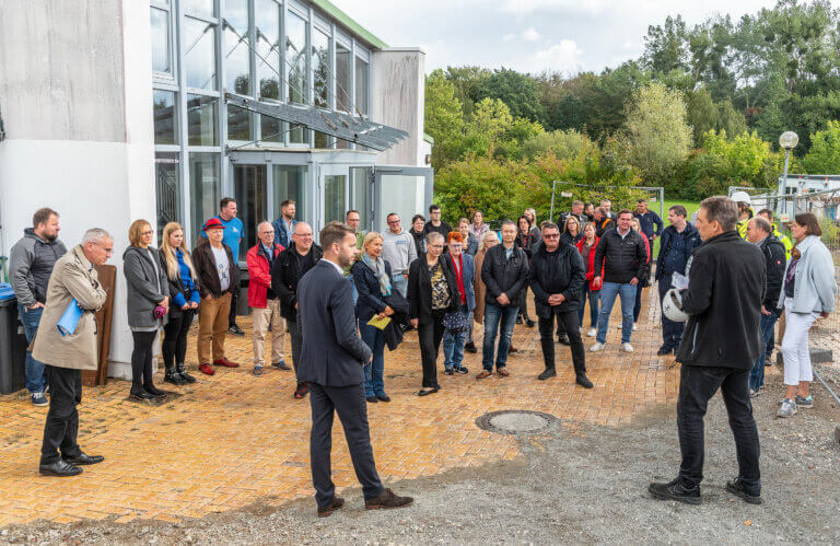 Richtfest an der Käferschule gefeiert – Entricon